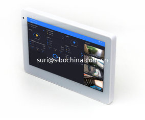 China SIBO Wall Mounted 7 Inch Android Ethernet Tablet PC With RGB LED Light For Meeting Room Ordering supplier