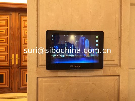 SIBO ring tablet Android 7&quot; on wall touch screen panel with sip intercom system supplier