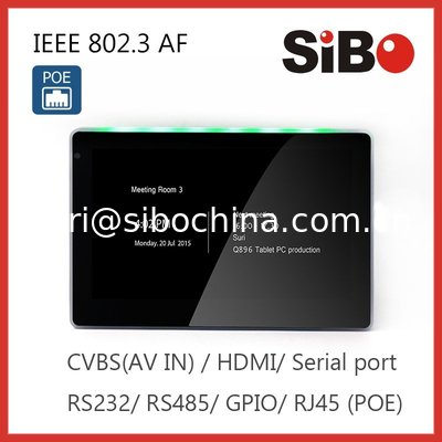 with RS232/Rs485 7 inch 10 inch Android POE tablet with RJ45 Ethernet for industry control/ home automation supplier