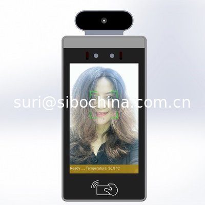 POE Android 8 Inch Binocular Camera Tablet With Temperature Test And Face Recognition For Access Control supplier