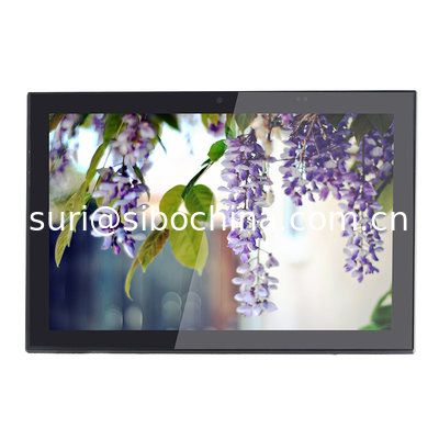 SIBO Wall Mounted Touch POE 10'' Octa Core Tablet With NFC Reader LED For Meeting Room Booking supplier